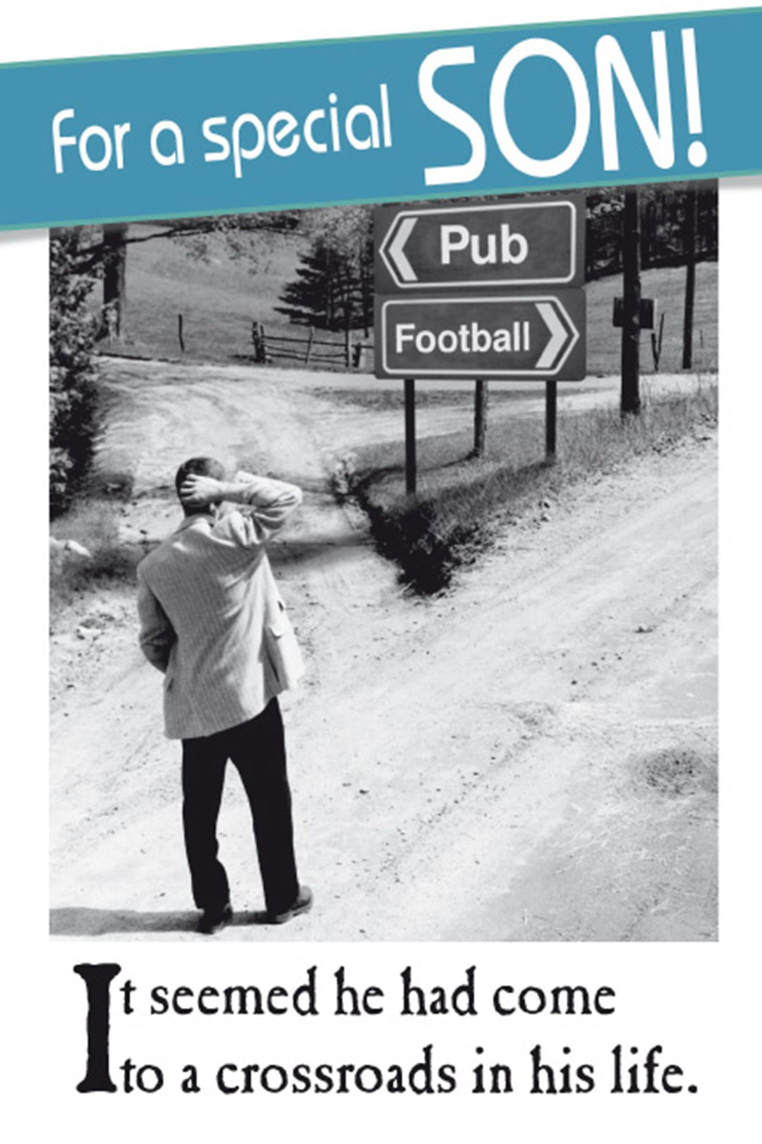 Buy Crossroads Son Funny Birthday Greetings Card at Nicole's Shop ...